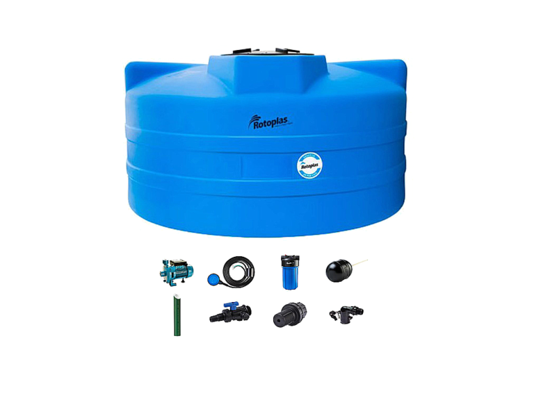 510157 Cisterna de 2800 Litros Rotoplas Equipada Con Bomba, Filtro Y ...