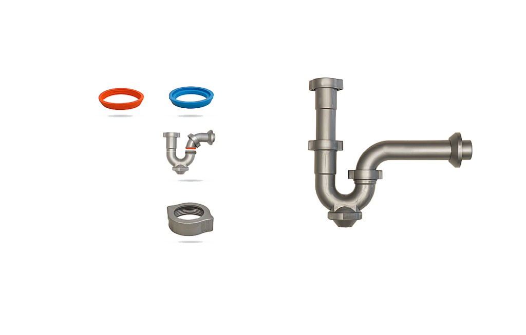 P-B9052P Tubería con brazo ajustable para fregaderos / lavabo Bastón de ...